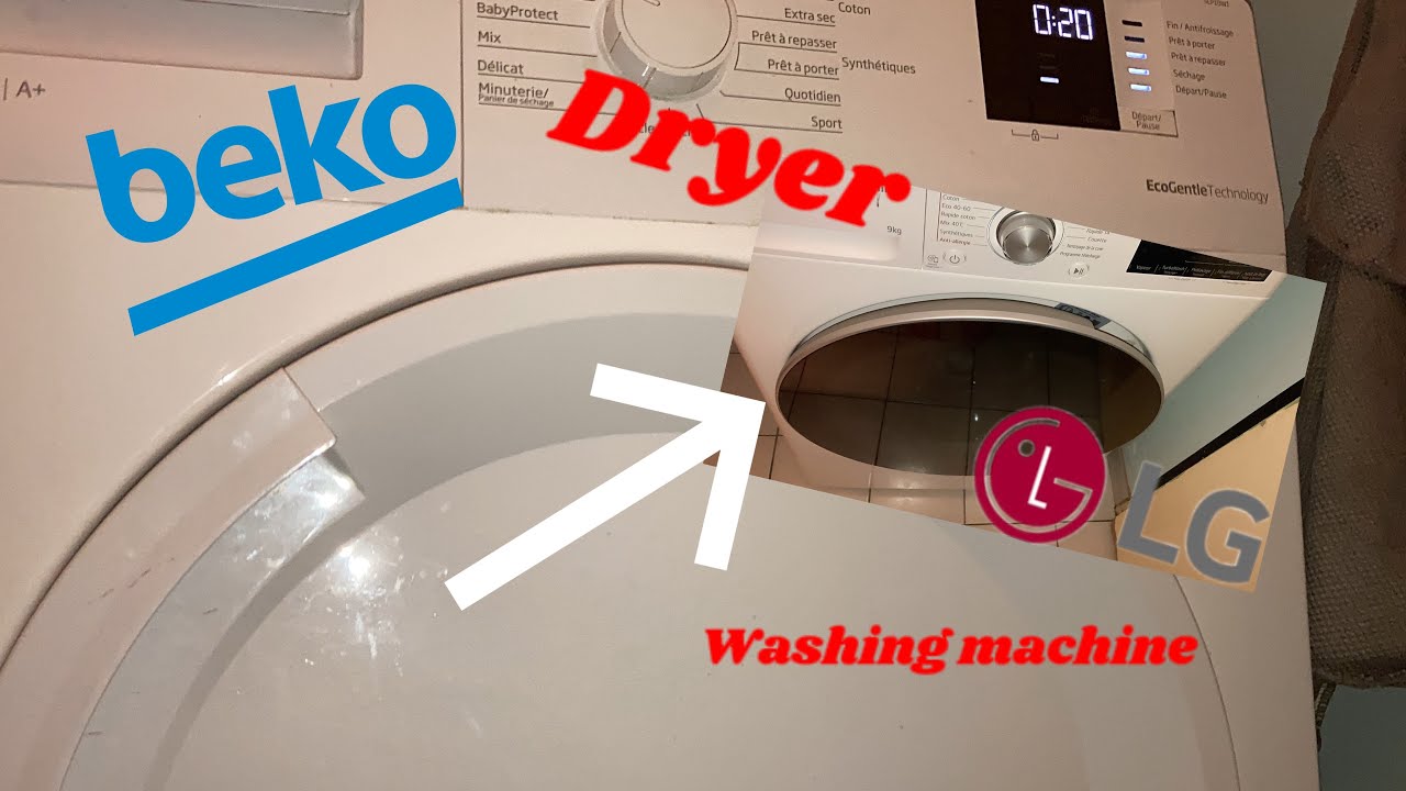 Beko Dryer LG Washing Machine. - YouTube