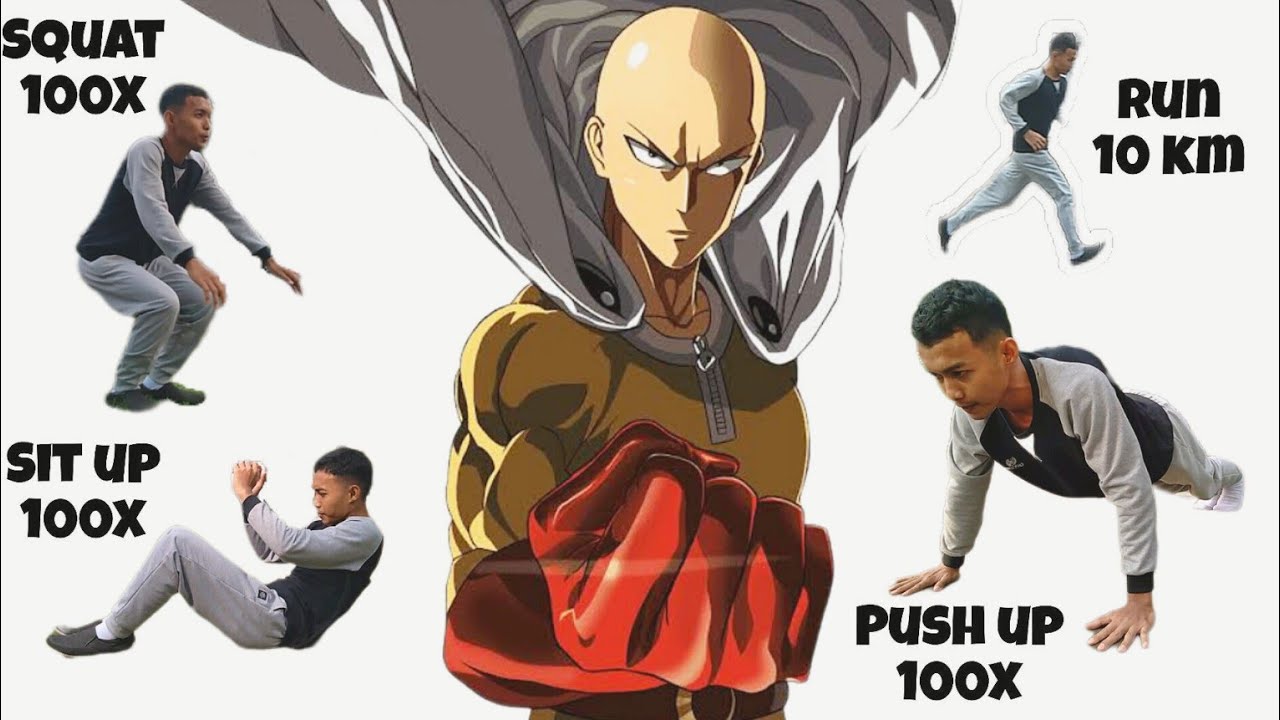 Challenge Latihan Saitama: Push-Up, Sit-Up, Squat - Apakah Aku Bisa ...