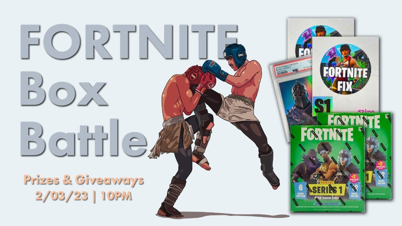 Fortnite Card Box Battle! The Best Fortnite Cards Wins! - YouTube