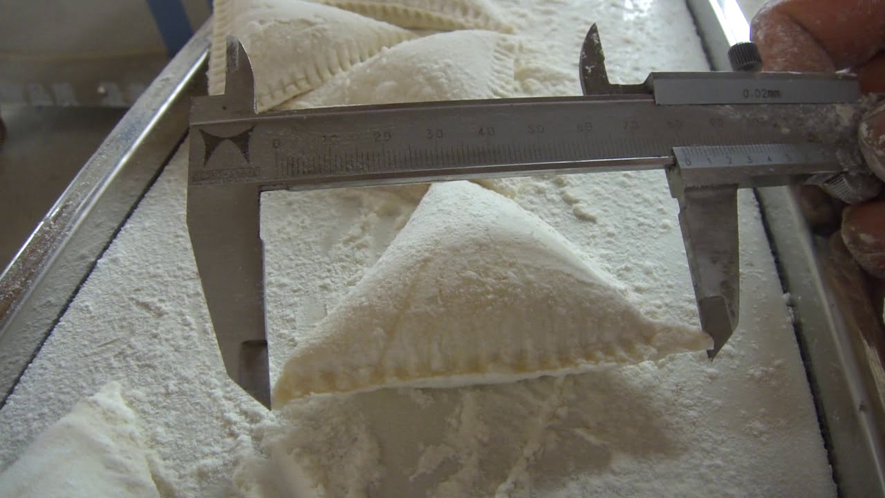 RW200 samosa folding machine video - YouTube