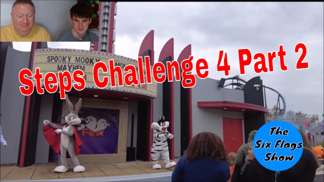 The Six Flags Show: Steps Challenge 4 Part 2 - YouTube