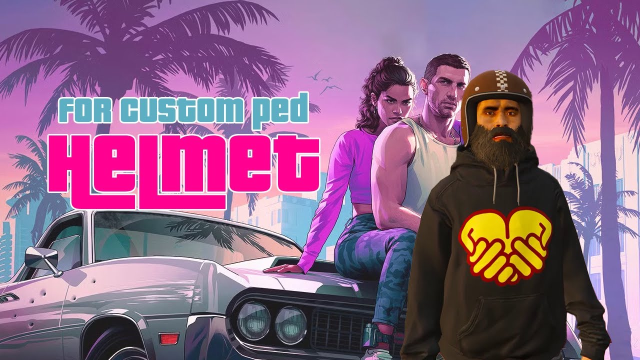 FiveM Custom Ped Made for Client, with Helmet and beard. - YouTube