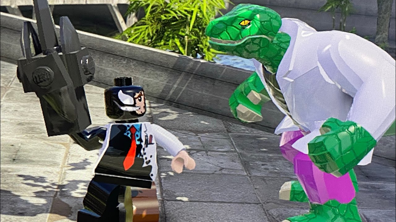 Lego marvel superheroes how to unlock Curt Connors/Lizard and Symbiont ...