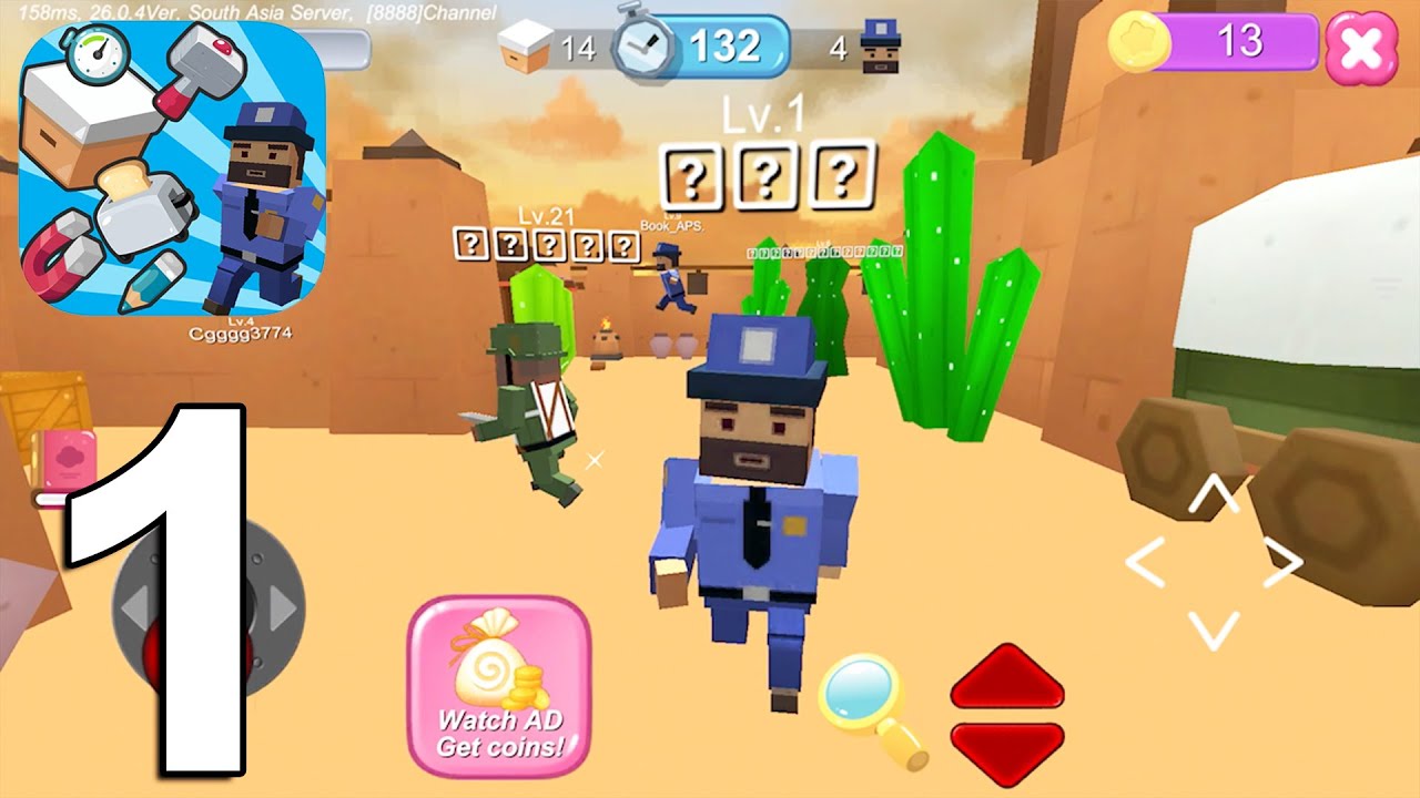 Hide.io Gameplay Walkthrough Part 1 (IOS/Android) - YouTube