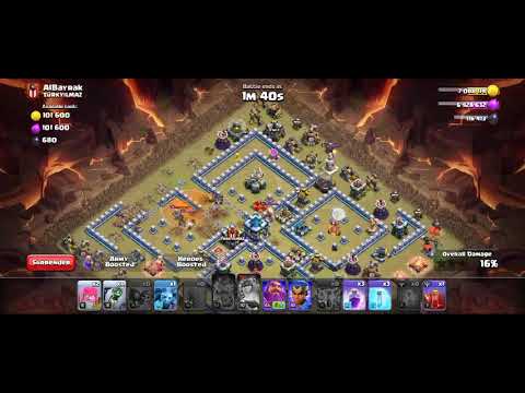 War attack with 3 stars! 🤩 Lavaloon army - YouTube