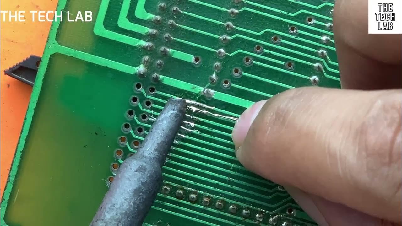 How To Repair PCB Traces - YouTube
