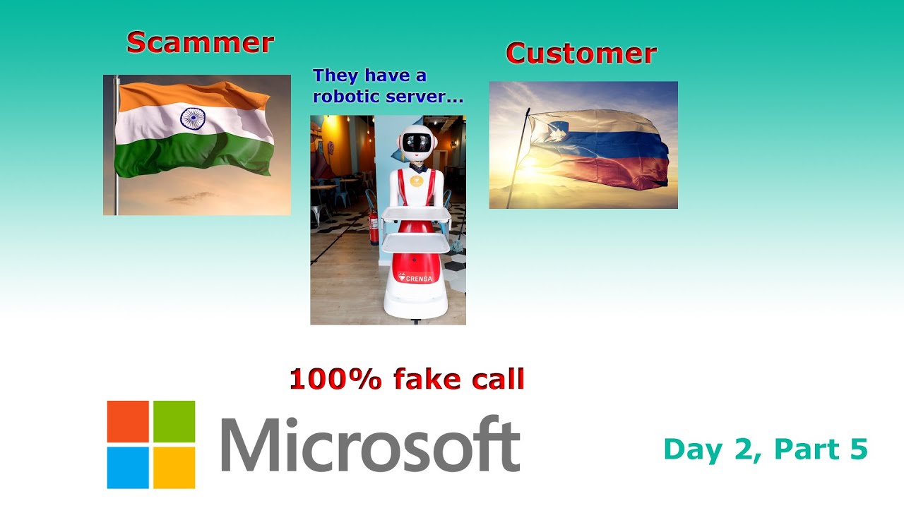 Talk with Indian scammers (day2/part5) / Pogovor z Indijskimi goljufi ...