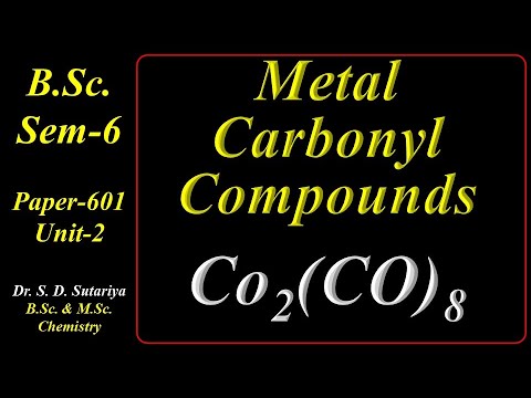 Co2(CO)8 | Metal Carbonyl Compound | Inorganic Chemistry - YouTube