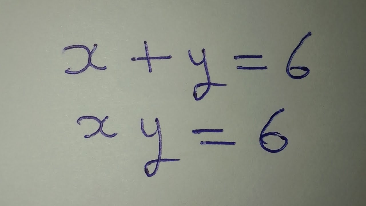 Russian Olympiad Mathematics | Simultaneous equation - YouTube