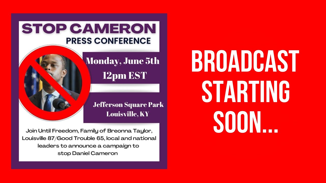 Stop Daniel Cameron - Untill Freedom Presser - YouTube