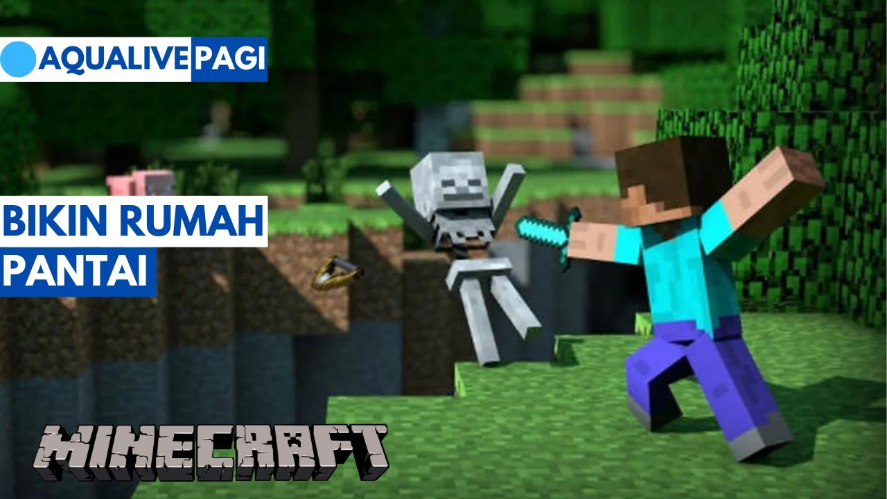 Bikin rumah pantai idaman [Minecraft] - YouTube