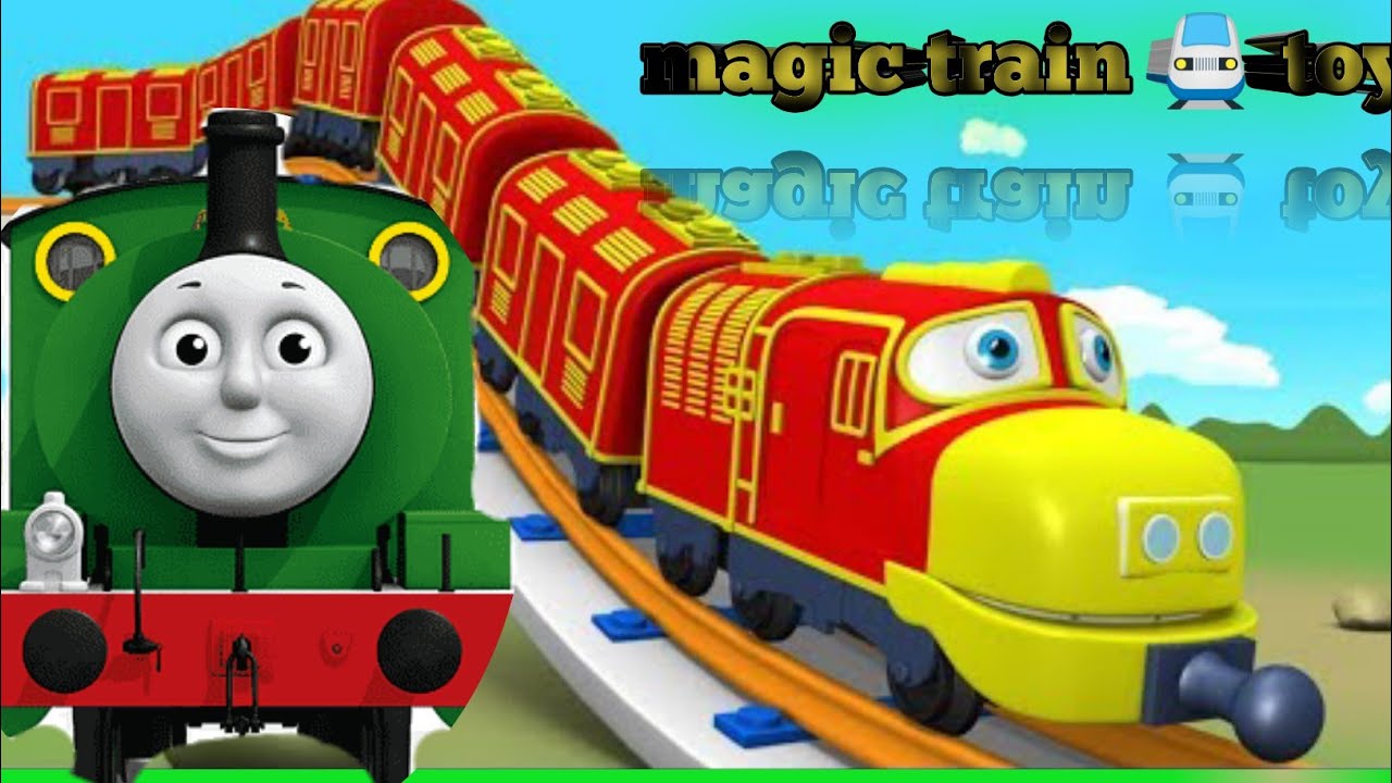 train🚇toy-magic-train !! train🚆toy for kids !! choo choo train cartoon ...