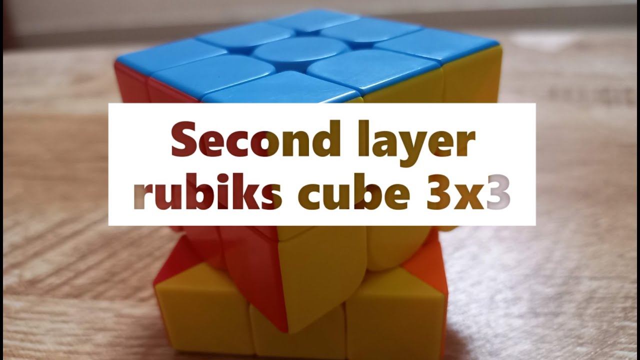 Rubiks cube solving tutorial | second layer | part-2 | very easily| - YouTube
