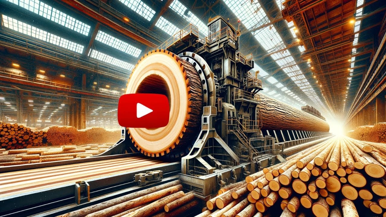Inside the World's Largest Wood Processing Plant A Millennium-Old ...