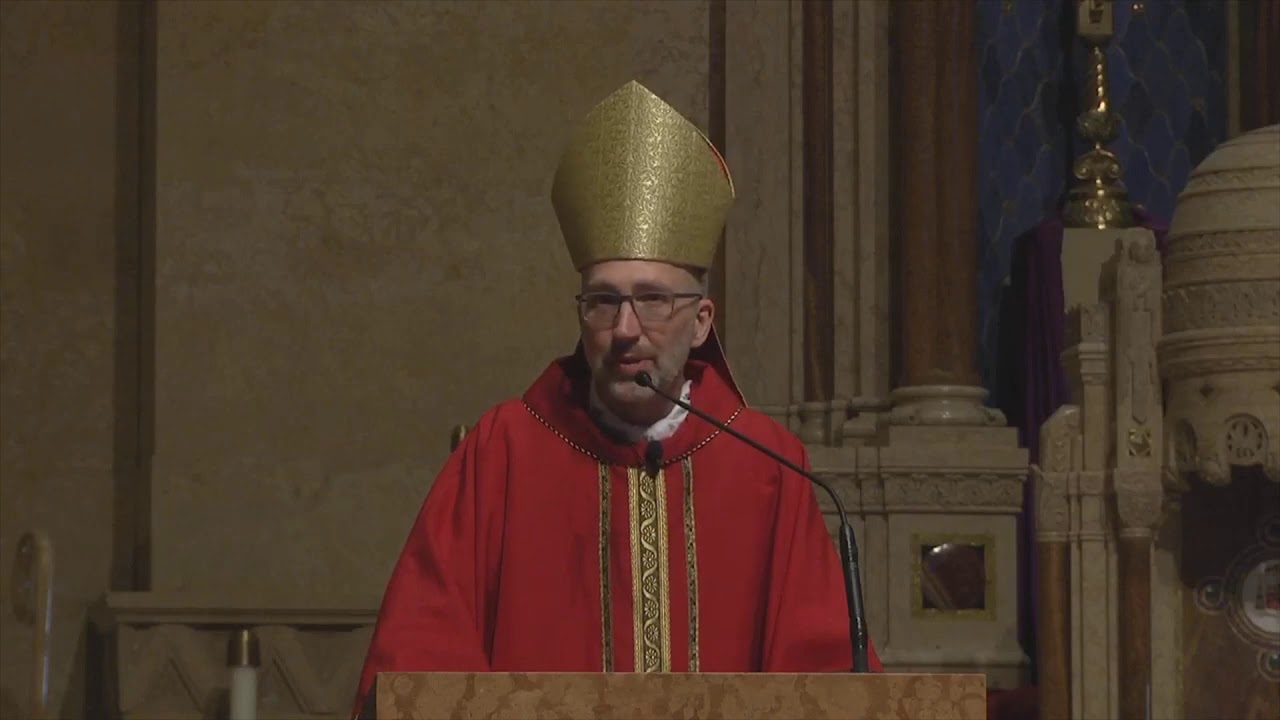 Bishop John Doerfler: Palm Sunday Homily - YouTube