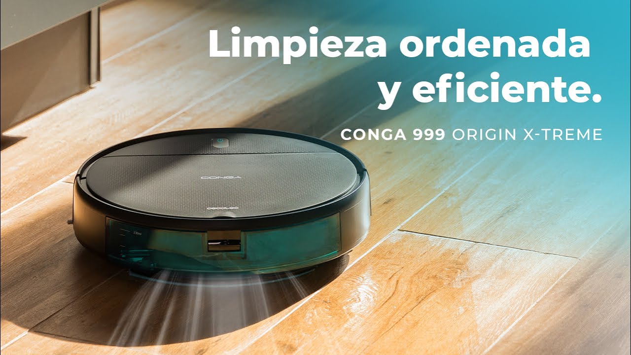 Robot aspirador Conga 999 Origin X Treme - YouTube