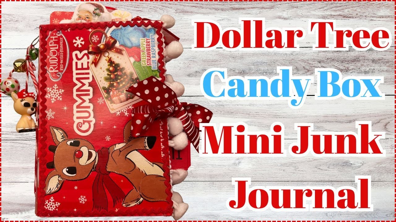 DOLLAR TREE CHRISTMAS CANDY BOX JUNK JOURNAL - YouTube