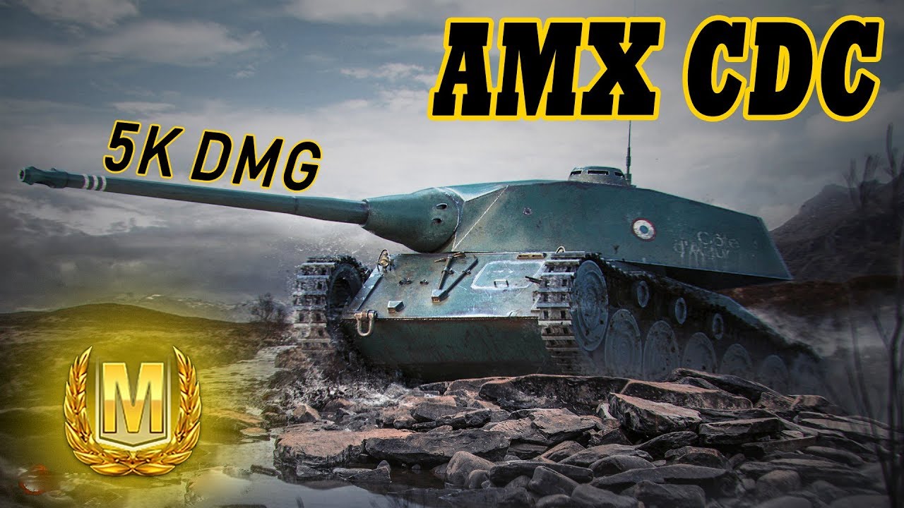 WOT Blitz | AMX CDC Epic Ace ( 5K DMG & 2 VS 5 ) - YouTube