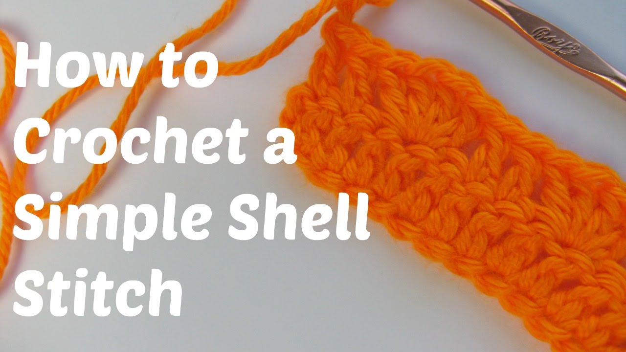 How to Crochet the Simple Shell Stitch - YouTube