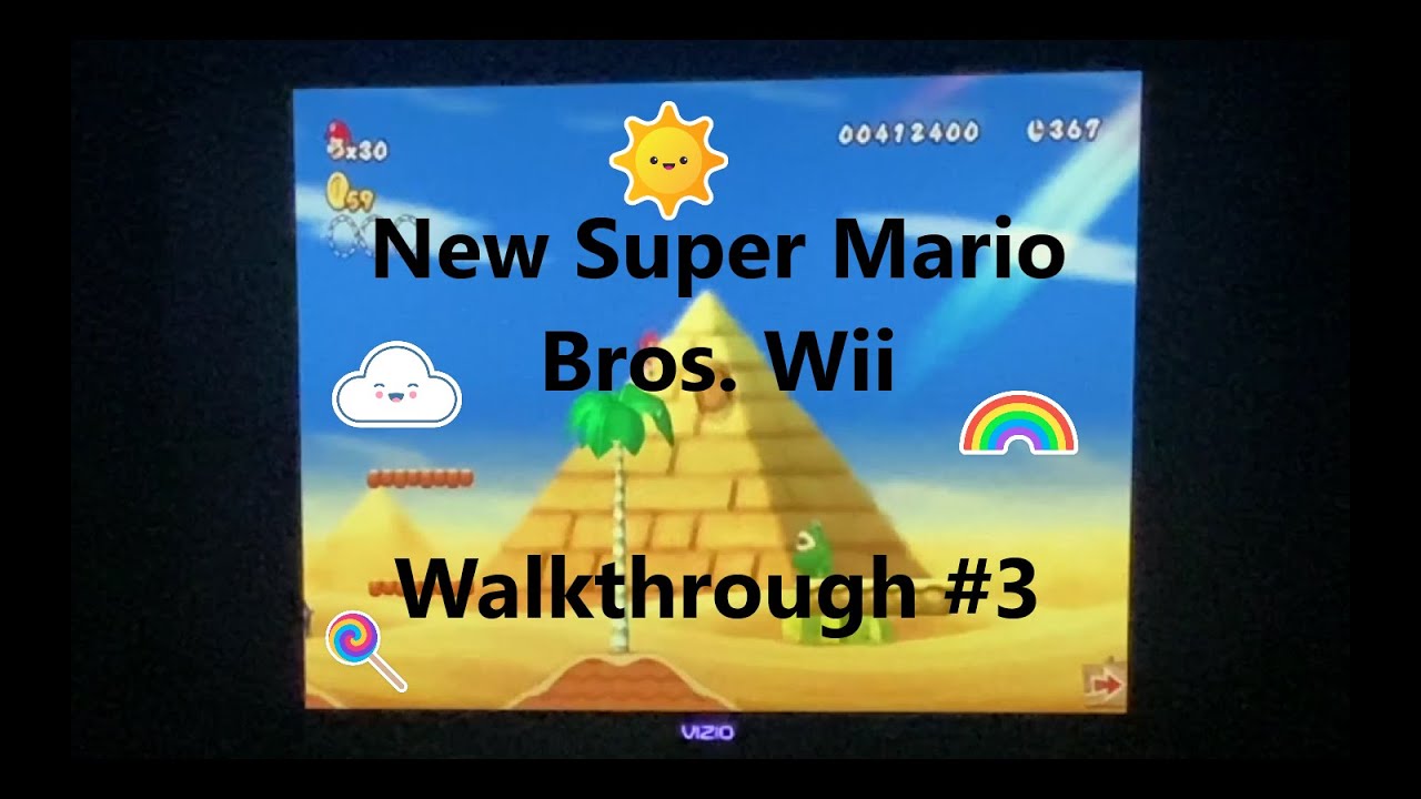 New Super Mario Bros. Wii {Walkthrough} #3 - YouTube