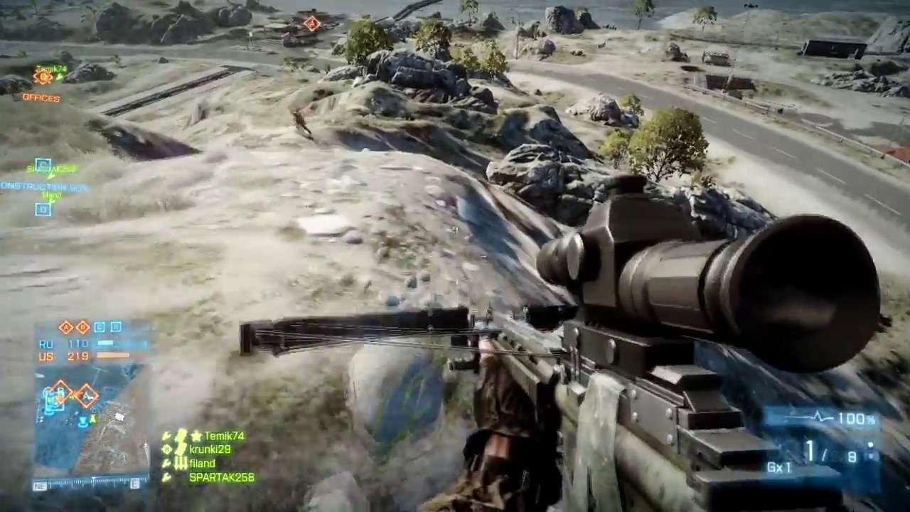 Battlefield 3 Sniper Montage - YouTube