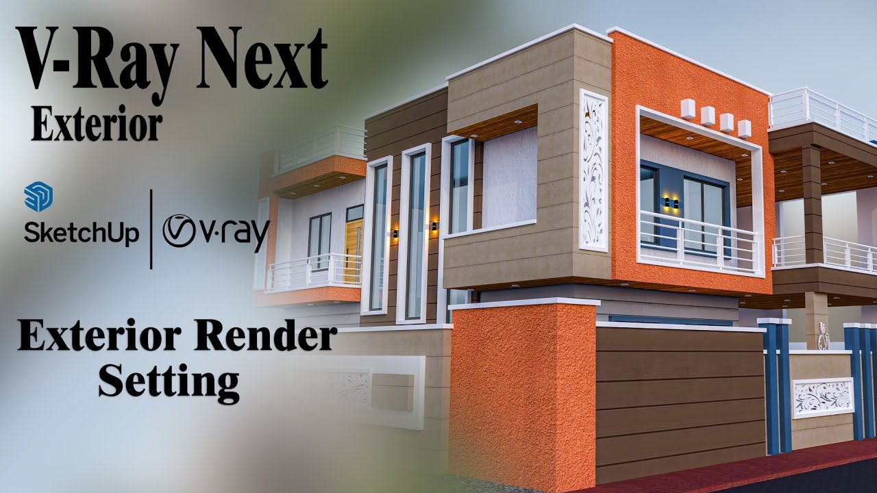 V-Ray Exterior Render Settings for Sketchup 2025 | Quick & High-Quality ...