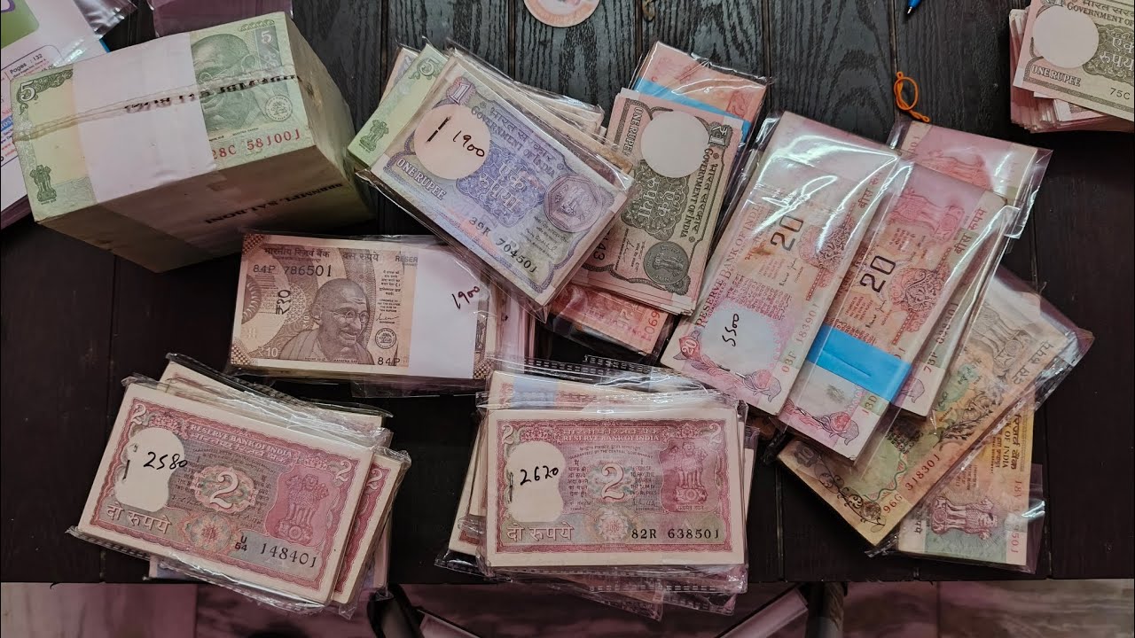 Buy Old Indian Notes Packet Value Collection - YouTube