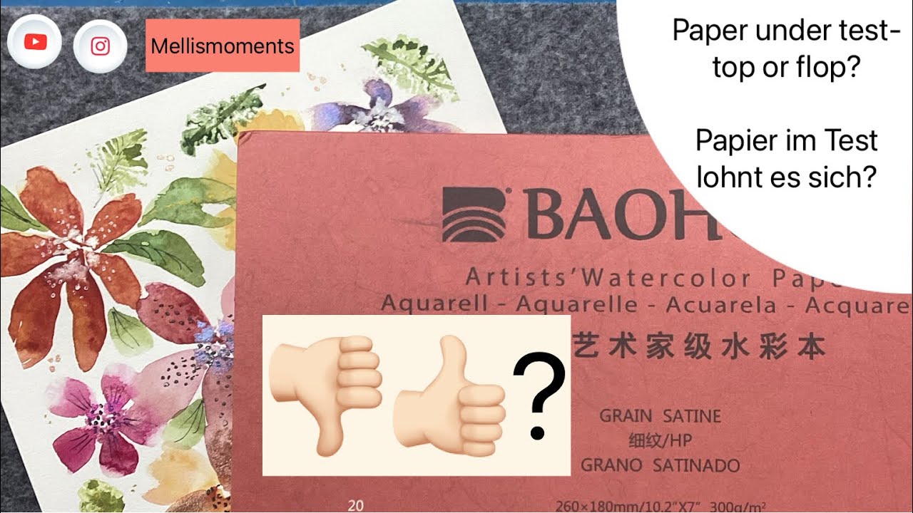 Was taugt Baohong Aquarellpapier-how good is baohong watercolor paper ...