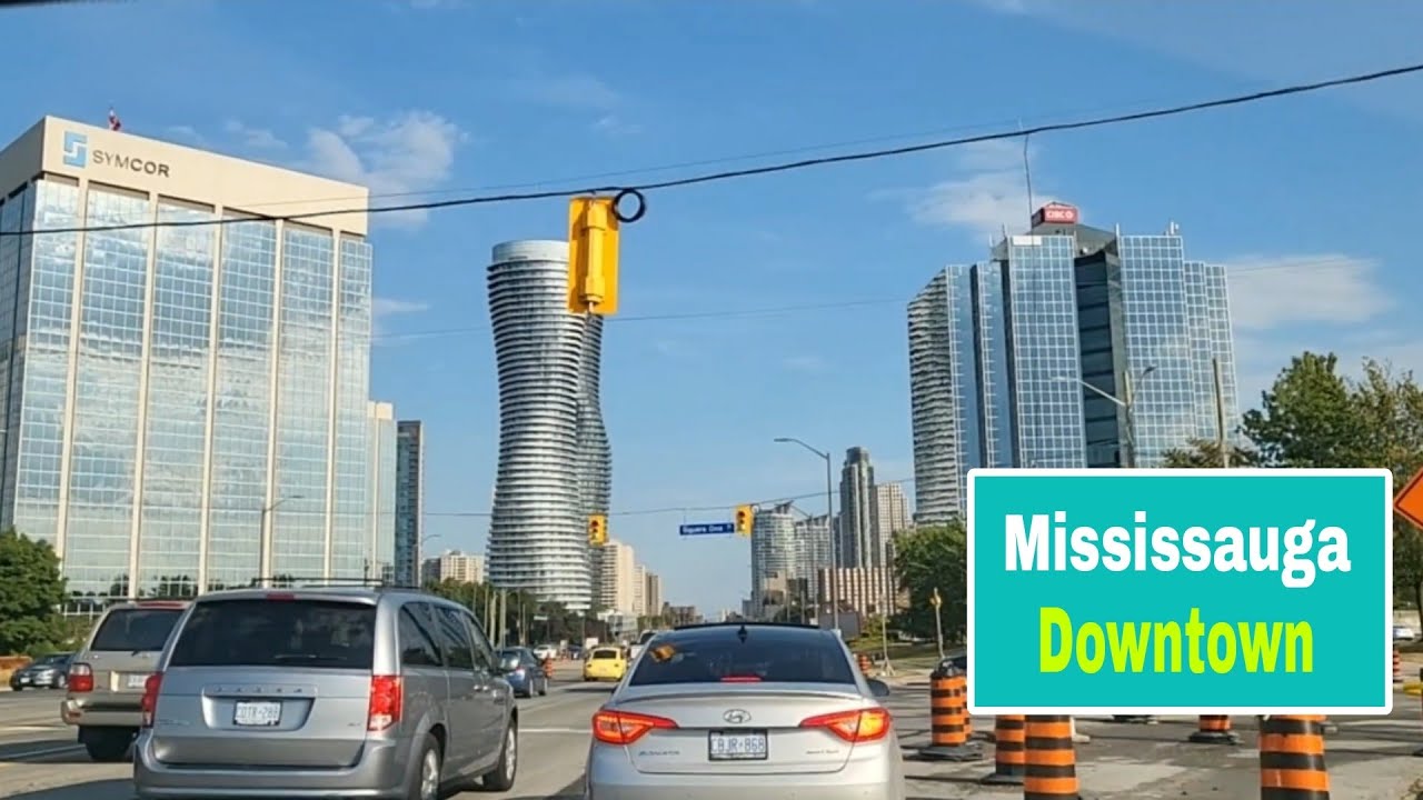 Driving Around Mississauga Downtown | Mississauga City Center | Ontario ...