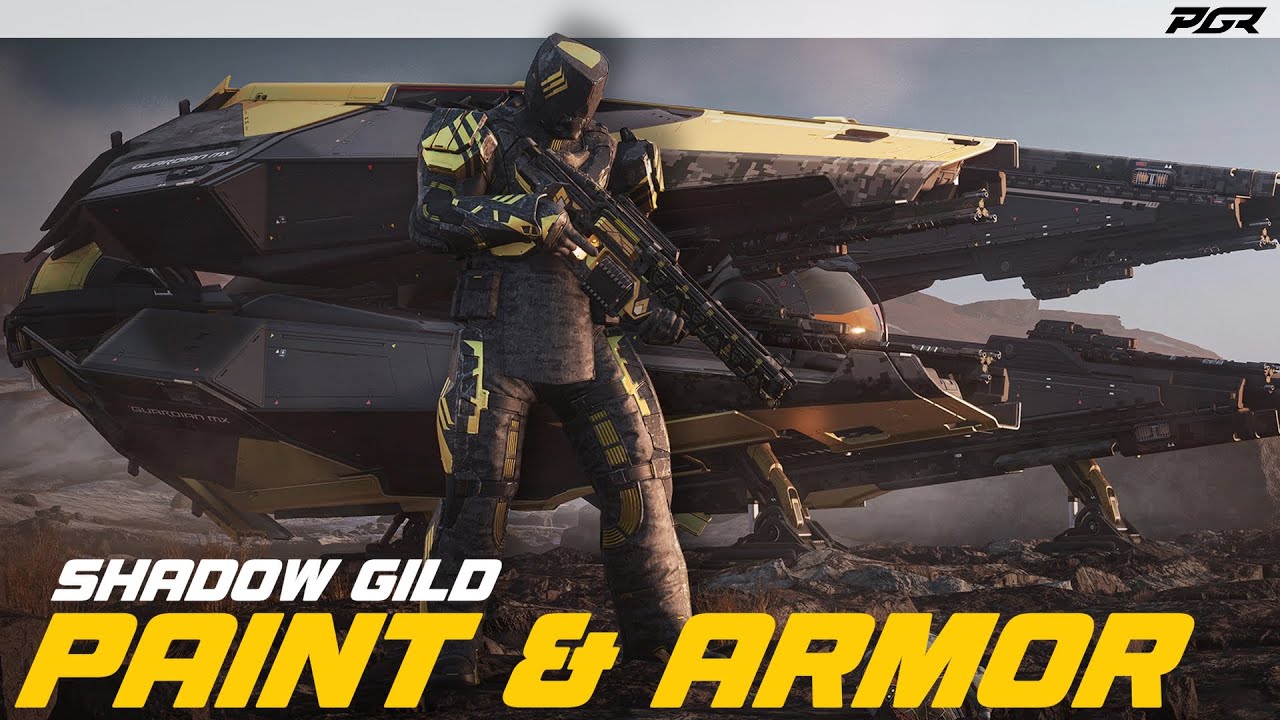 New Shadow Gild Paint & Armor - Star Citizen - YouTube