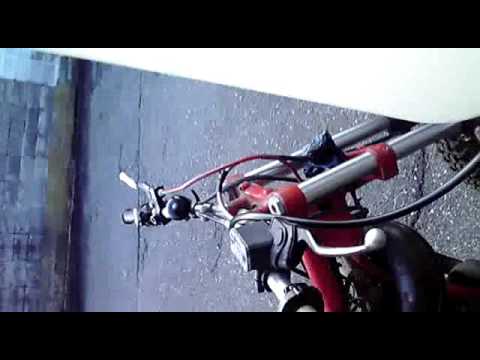 BETA TR34 ベータ エンジン始動 レストア初爆！2スト トライアル - YouTube