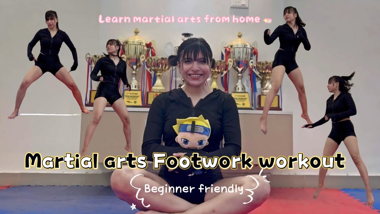 20 Min Martial Arts Footwork Workout 🥋 Fat Loss & Beginner Training at ...