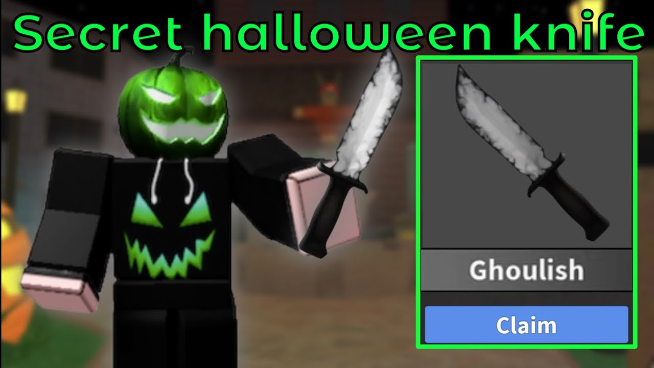 How to claim the SECRET GHOULISH KNIFE in MM2!!! - YouTube