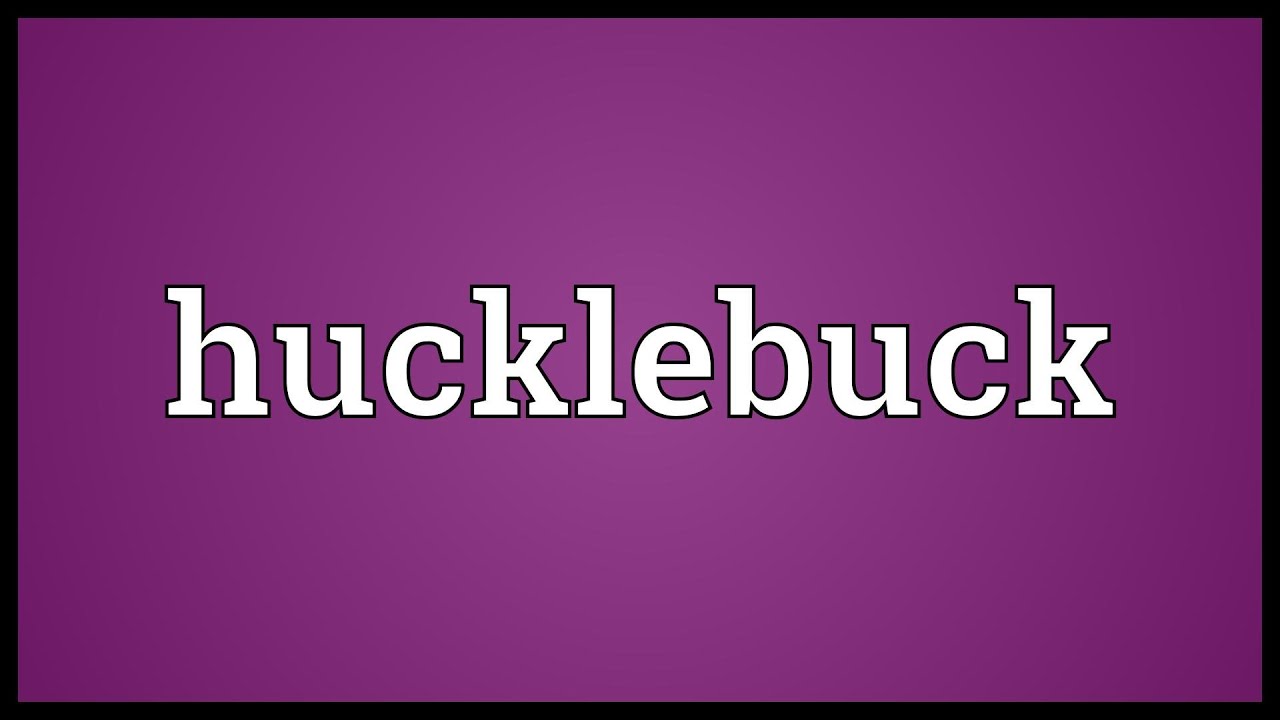Hucklebuck Meaning - YouTube