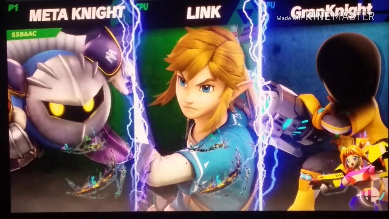 THE FIRST SPIRIT BATTLE!!! - SSBU: Meta Knight & Link VS Gran Knight ...