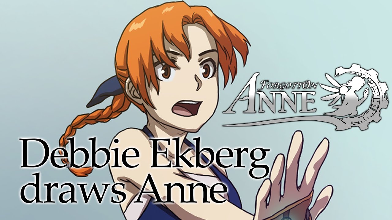 Lead Animator Debbie Ekberg draws Anne - YouTube