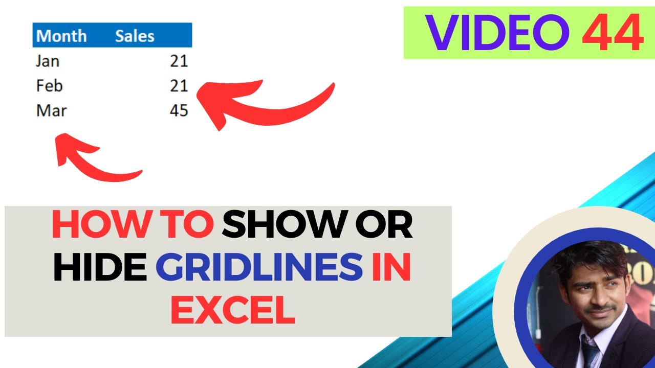 How to Hide Gridlines in Excel (the Easy Way) - YouTube