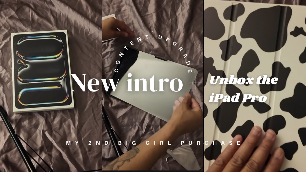 NEW INTRO + IPAD PRO UNBOXING - YouTube
