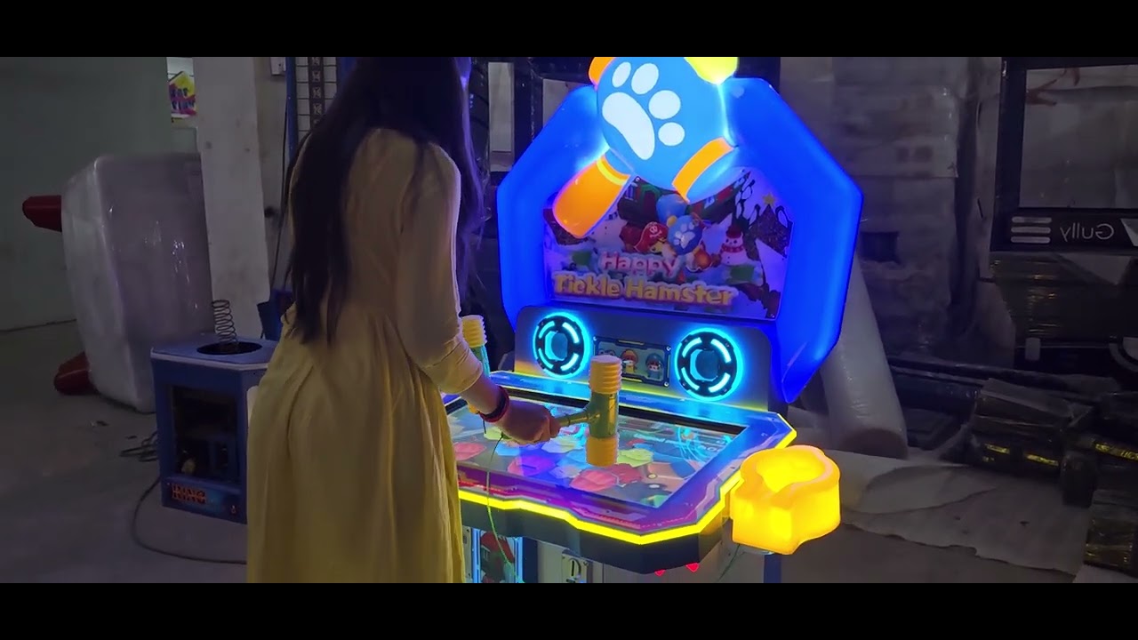 Skill Game Happy Tickle Hamster 32Inches Arcade Game - YouTube