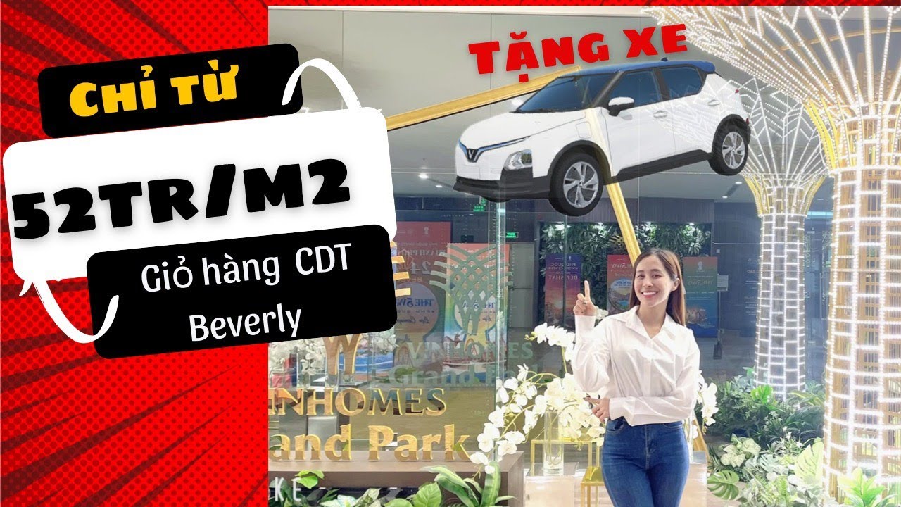 Căn hộ Beverly 3PN 2PN 1PN+ và studio tại Vinhomes Grand Park- Căn mẫu ...