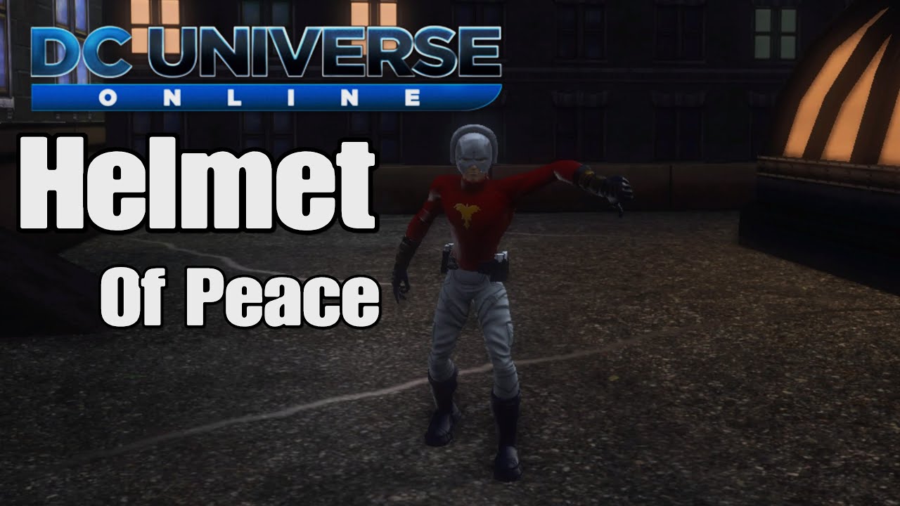 DCUO Peacemaker helmet - YouTube