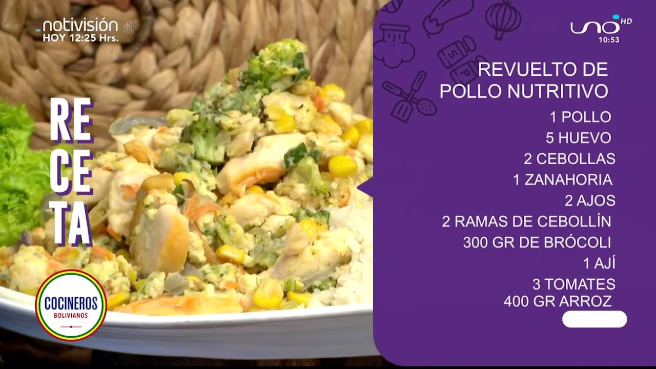 Revuelto de pollo nutritivo - Cocinero Luis - YouTube