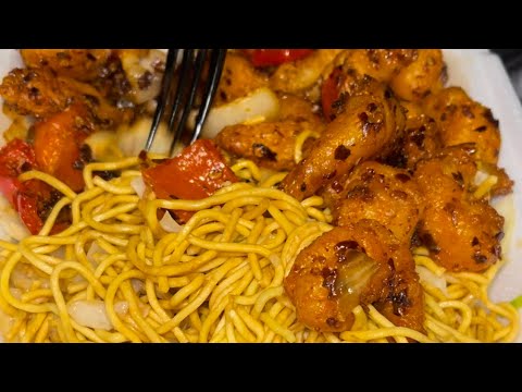 Panda Express Chili Crisp Shrimp Review 🌶️ - YouTube