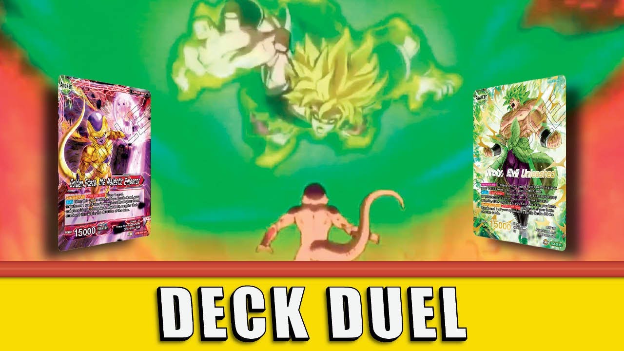 Broly, Evil Unleashed vs. Golden Frieza, the Majestic Emperor | DBS ...