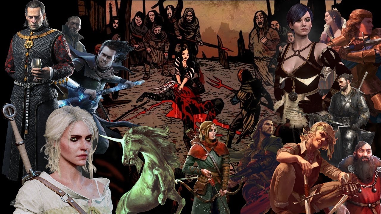 Book characters mentioned in The Witcher Part 1 - YouTube