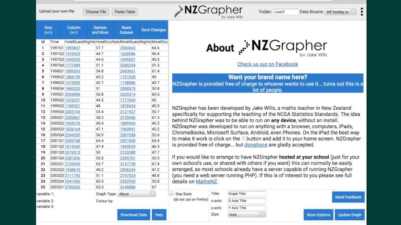 year 10 stats nz grapher - YouTube