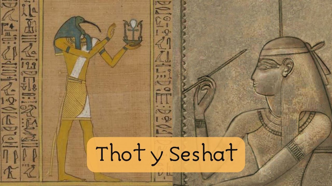 Thot y Seshat, dioses egipcios de la escritura 🏻 - YouTube