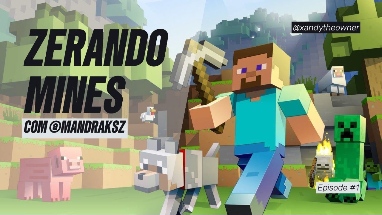 Zerando Minecraft @MandrakSz - Episódio 1 - YouTube