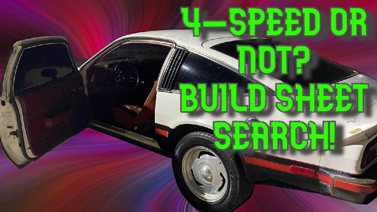 GM Build Sheet Search for the '79 Oldsmobile Firenza - YouTube