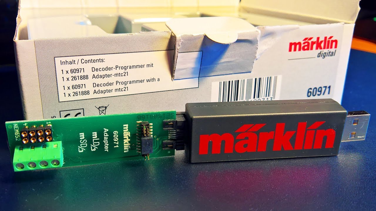 Märklin 60971 Programmatore mLD3/mSD3 | Unboxing e programmazione - YouTube